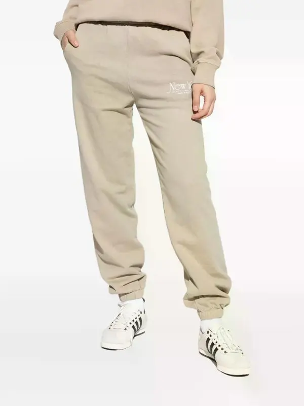 SPORTY & RICH Slogan-print Track Pants