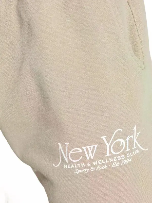 SPORTY & RICH Slogan-print Track Pants
