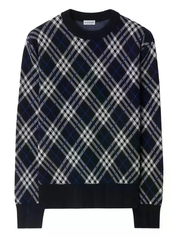 Burberry Checked Sweater