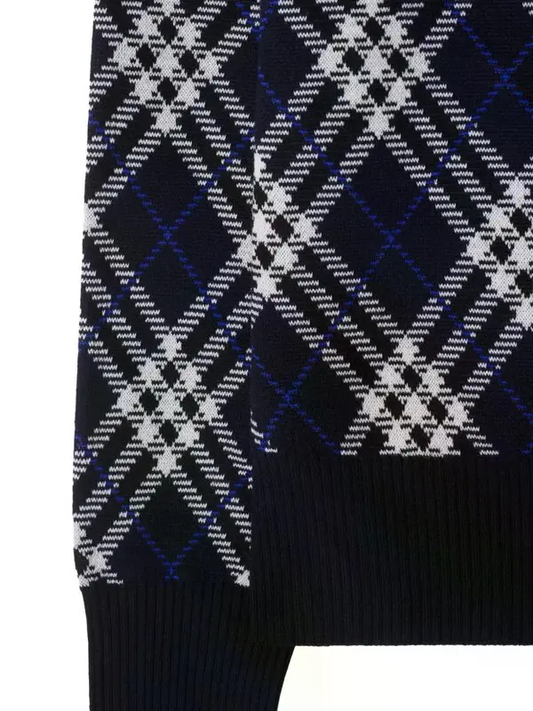 Burberry Checked Sweater