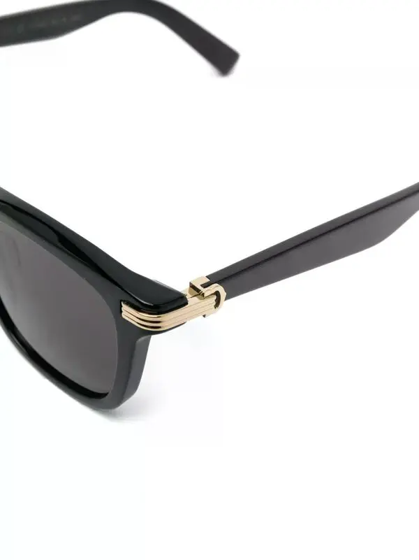 Cartier Square-frame Sunglasses With Gold-tone Hardware
