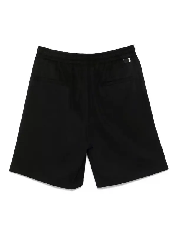 LOW BRAND Drawstring-waist Shorts - Black