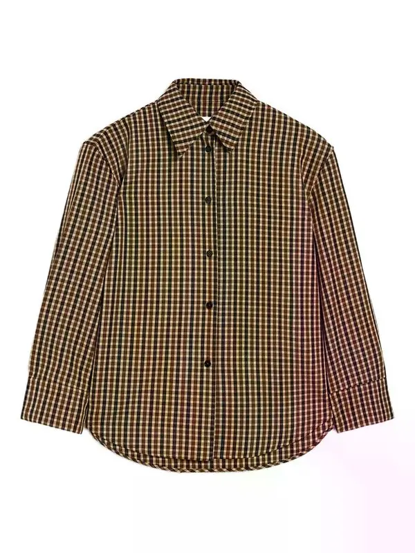 JIL SANDER Wool Check Shirt