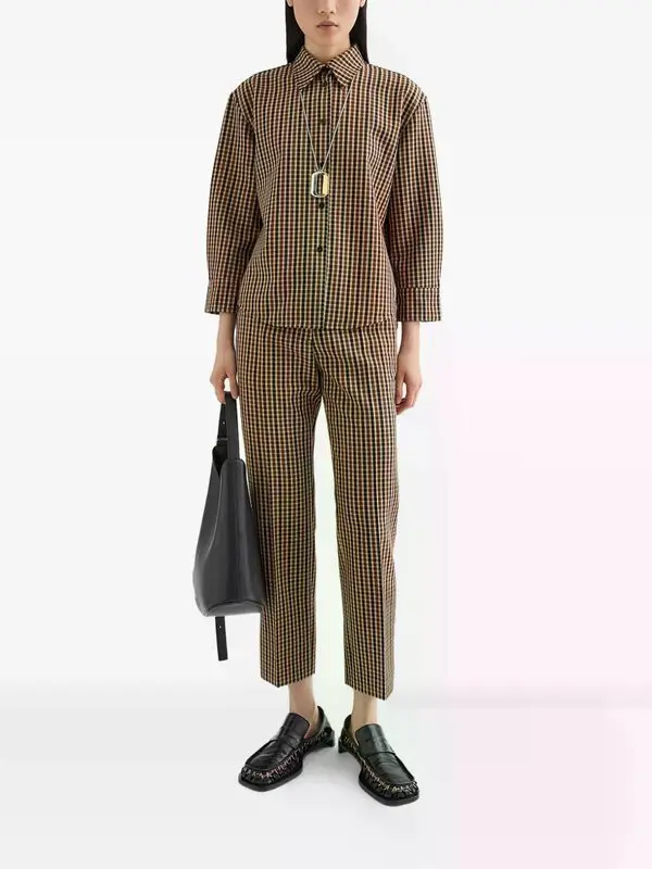 JIL SANDER Wool Check Shirt