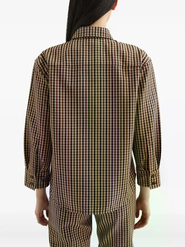 JIL SANDER Wool Check Shirt
