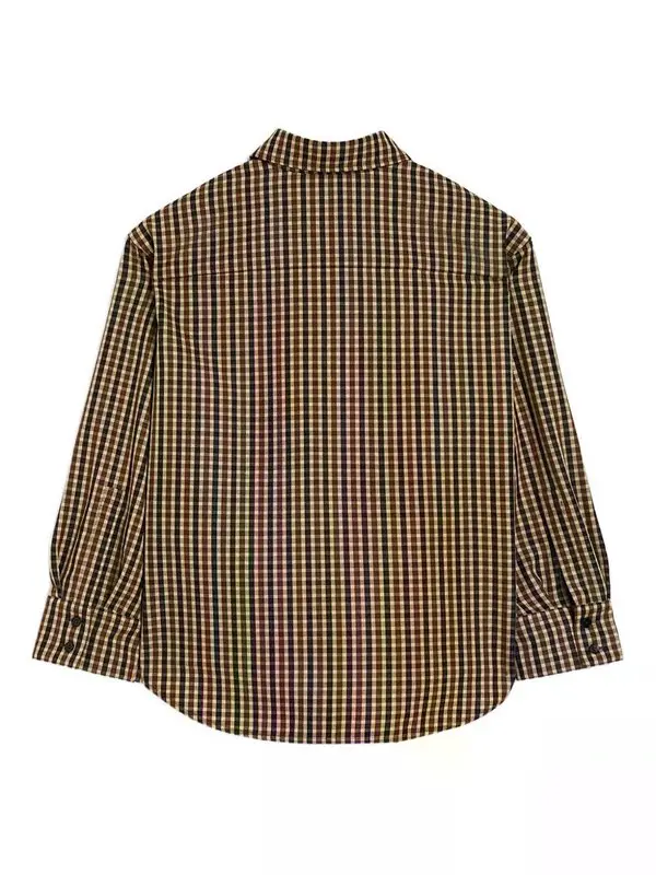 JIL SANDER Wool Check Shirt