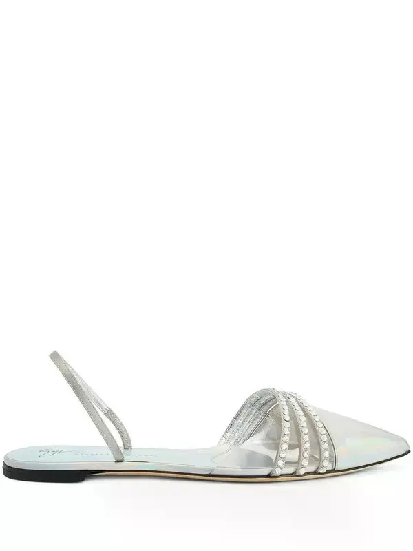 GIUSEPPE ZANOTTI Claralie Slingback Flat Sandals