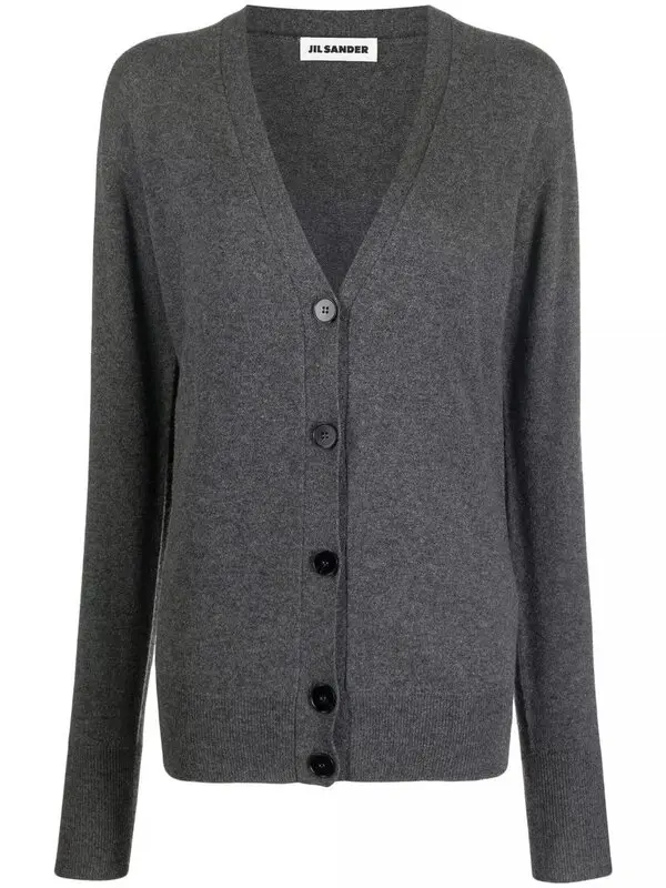 JIL SANDER Button-down Cashmere Cardigan