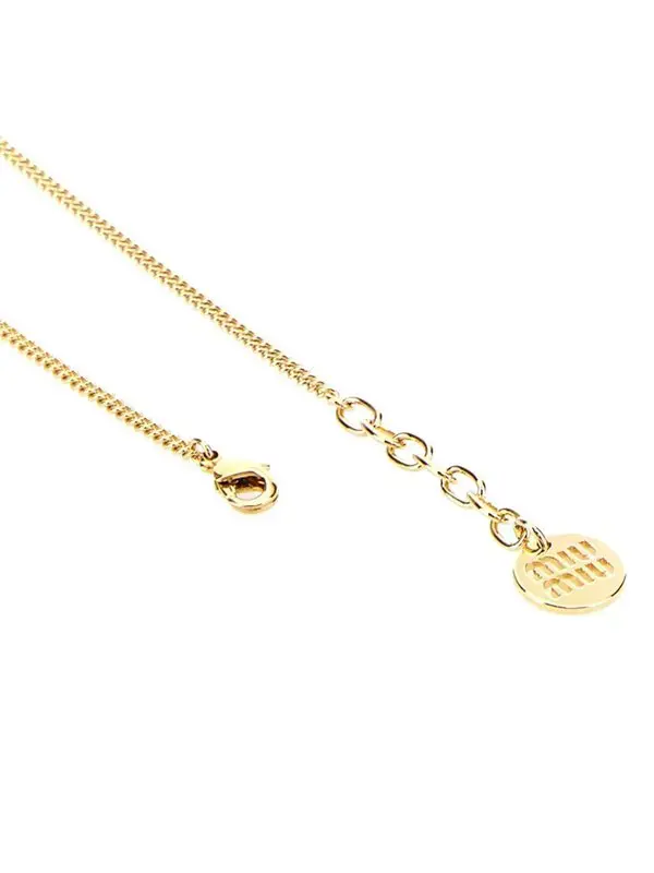 Miu Miu Logo Plaque Bracelet