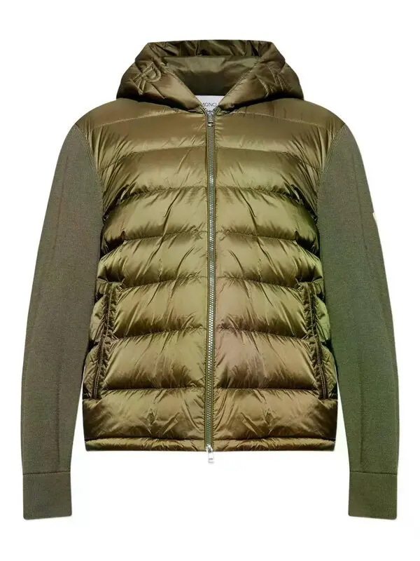 Moncler Padded Hooded Cardigan