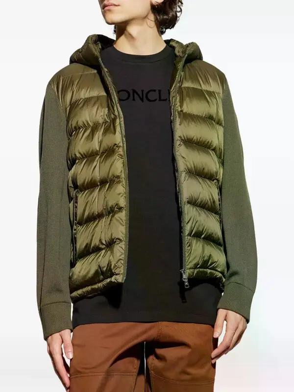 Moncler Padded Hooded Cardigan