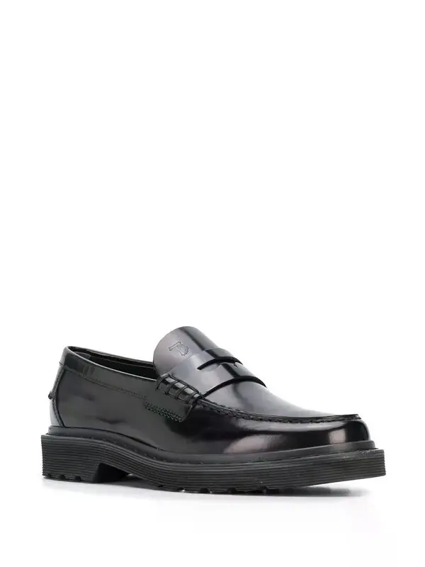 TOD'S Embossed Logo Loafers