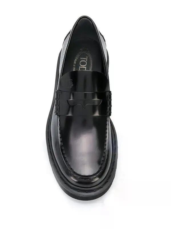 TOD'S Embossed Logo Loafers