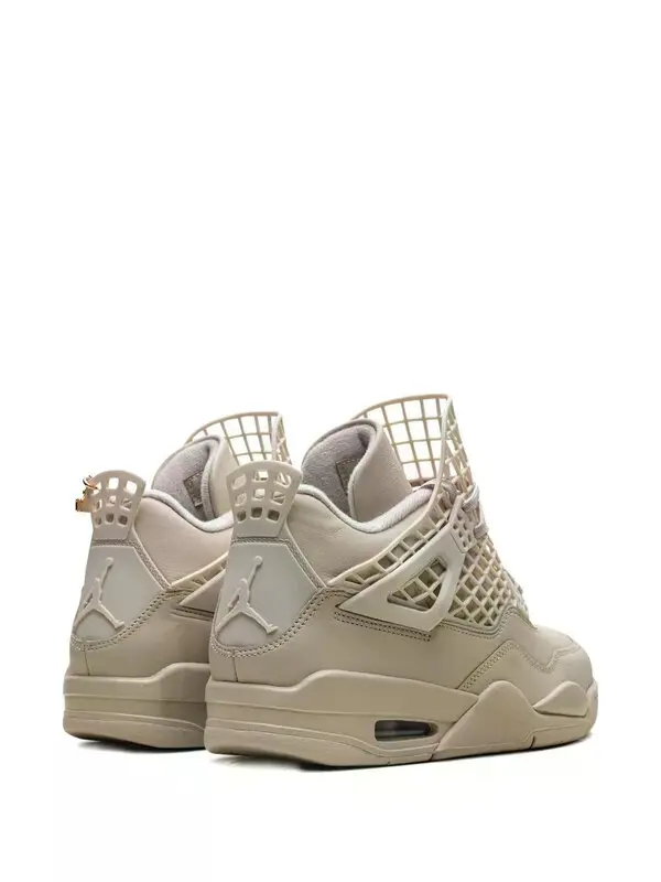 JORDAN 4 Retro Rattan/metallic Gold High Top Sneakers