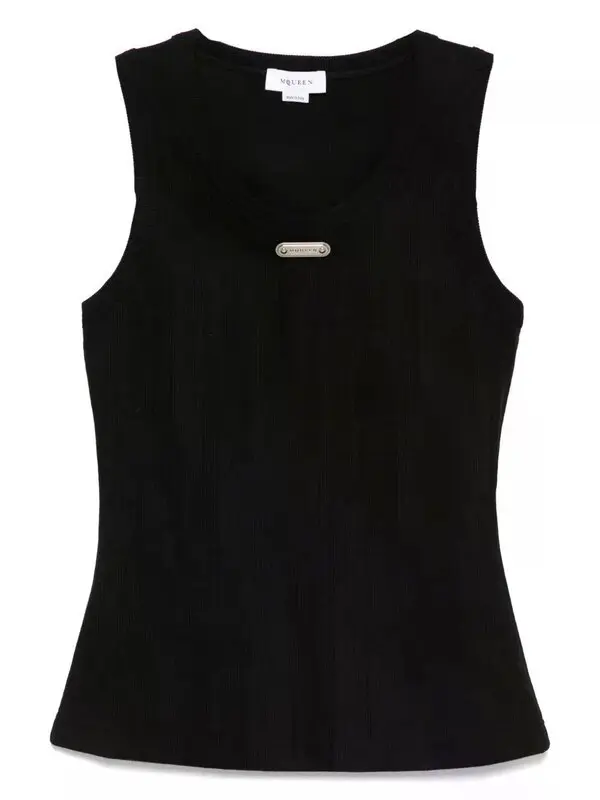 Alexander McQueen Logo-plaque Tank Top