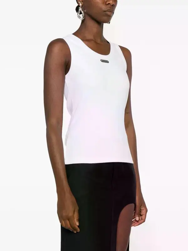 Alexander McQueen Logo-plaque Tank Top