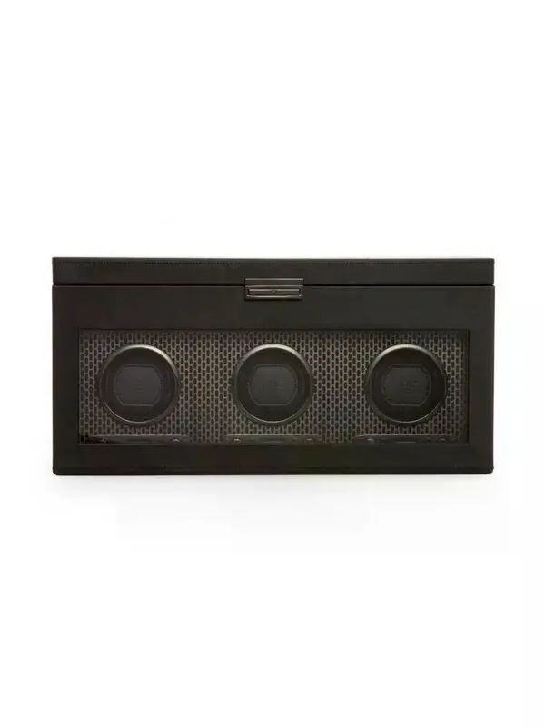 Wolf Axis Triple Watch Winder - Black