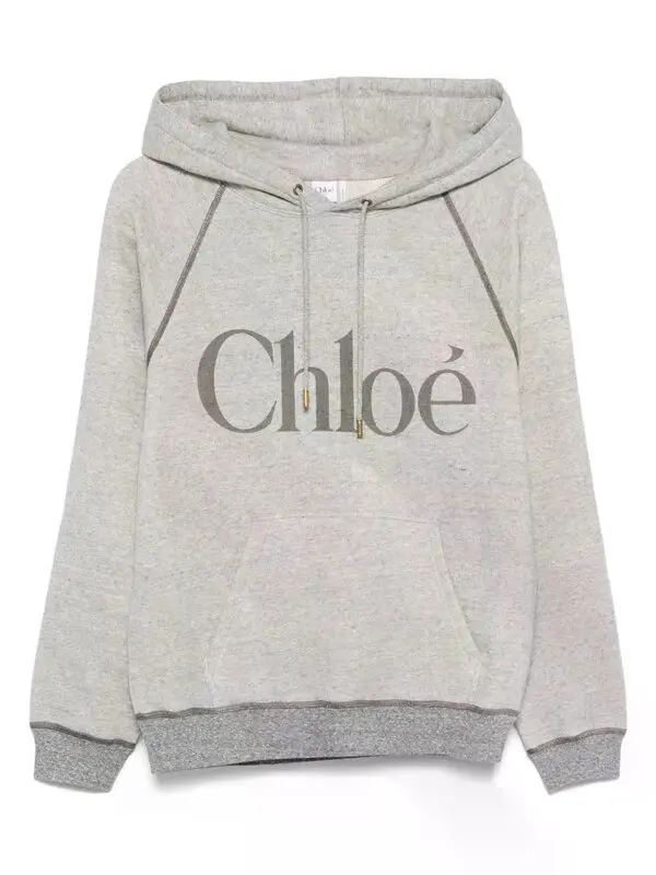 Chloé Logo-print Drawstring Hoodie