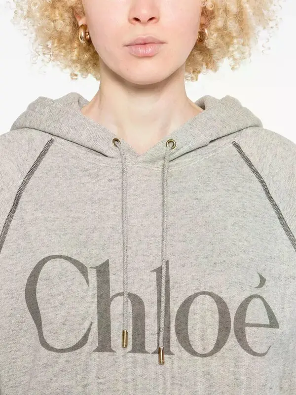 Chloé Logo-print Drawstring Hoodie
