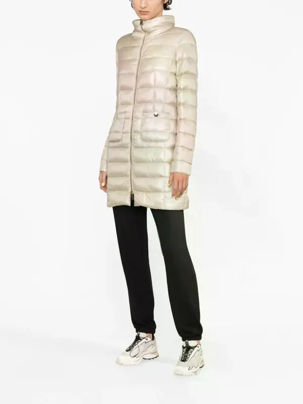 Herno Maria Quilted Coat - Neutrals