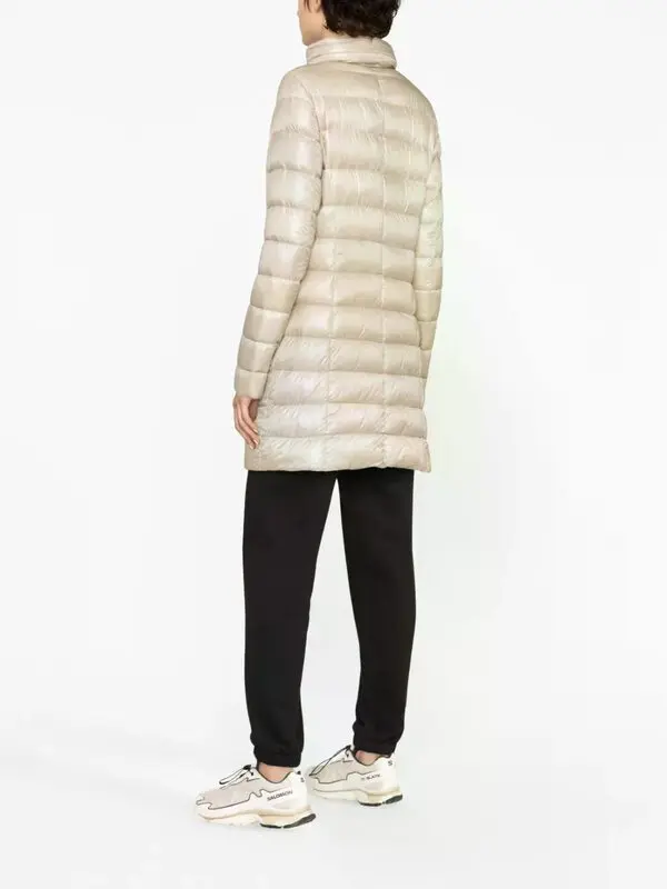 Herno Maria Quilted Coat - Neutrals