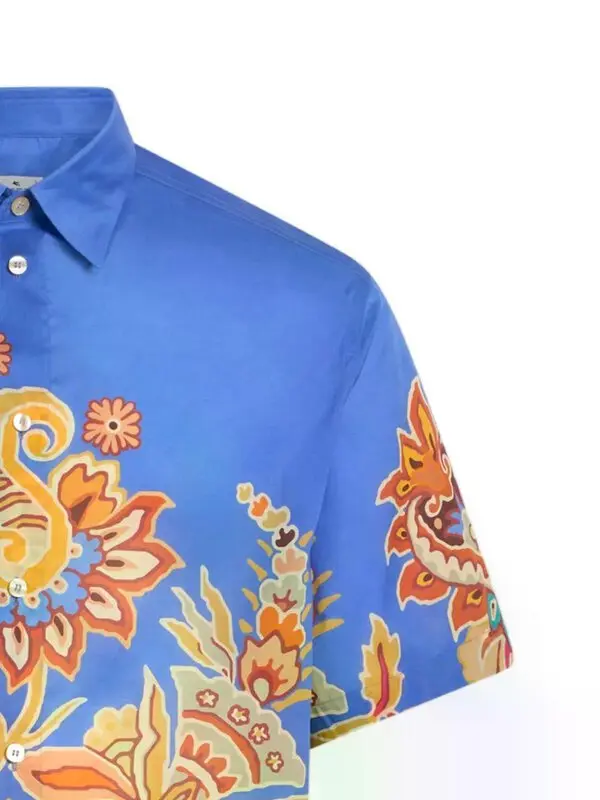 Etro Cotton Shirt - Blue