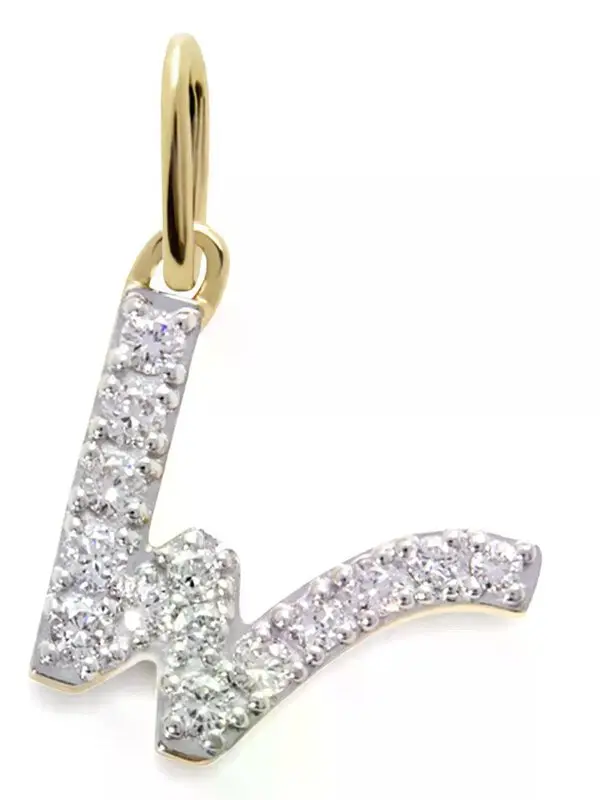 Monica Vinader 14kt Yellow Charm Diamond Necklace - Gold