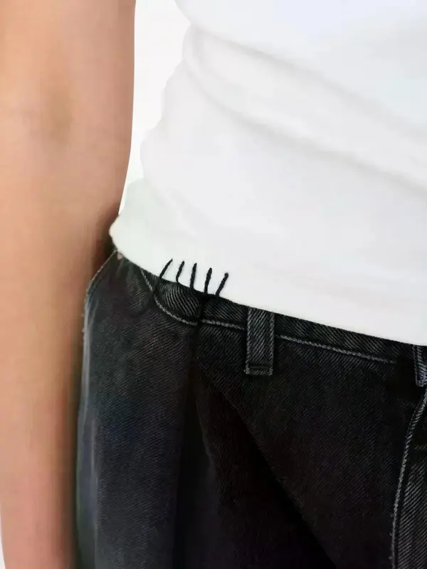 Axel Arigato Traced Ribbed Sleeveless Tank Top