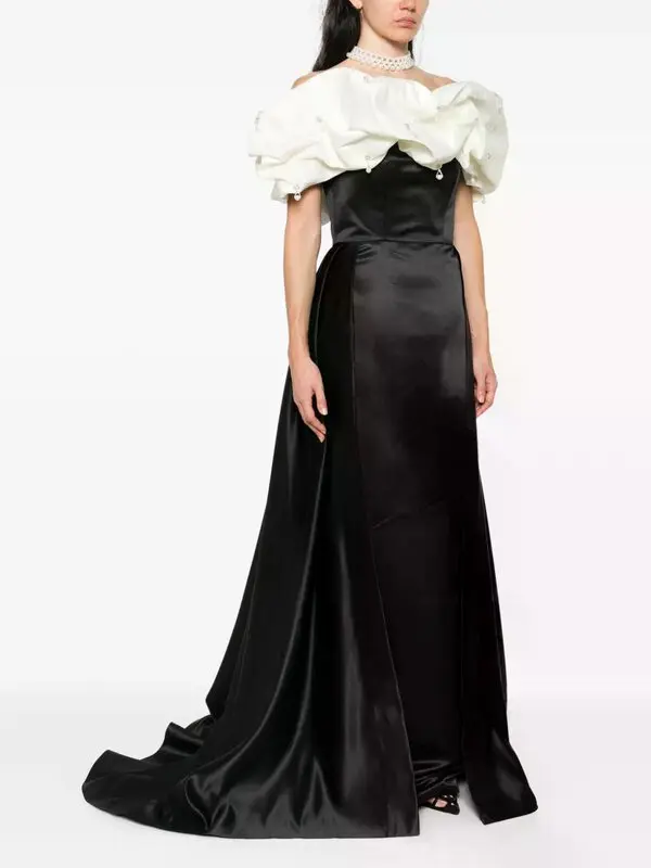 AAVVA Off-shoulder Long Dress