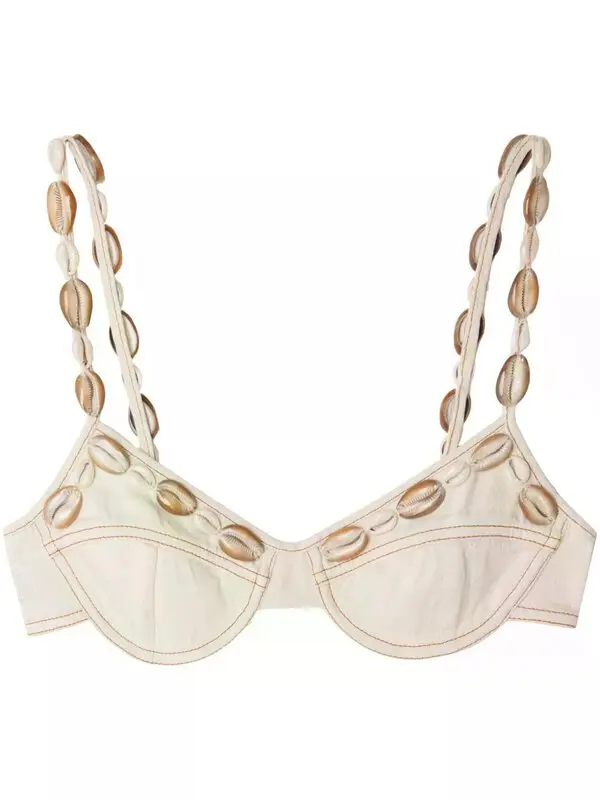 Alanui Ocean Dream Denim Bra