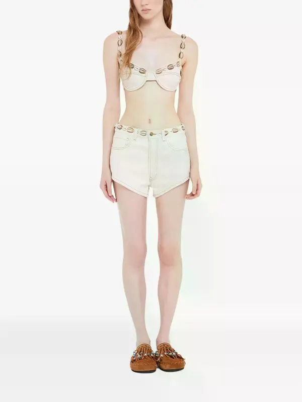 Alanui Ocean Dream Denim Bra