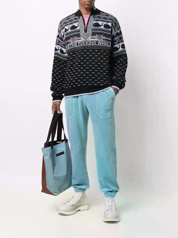 PHIPPS Intarsia Knit Jumper