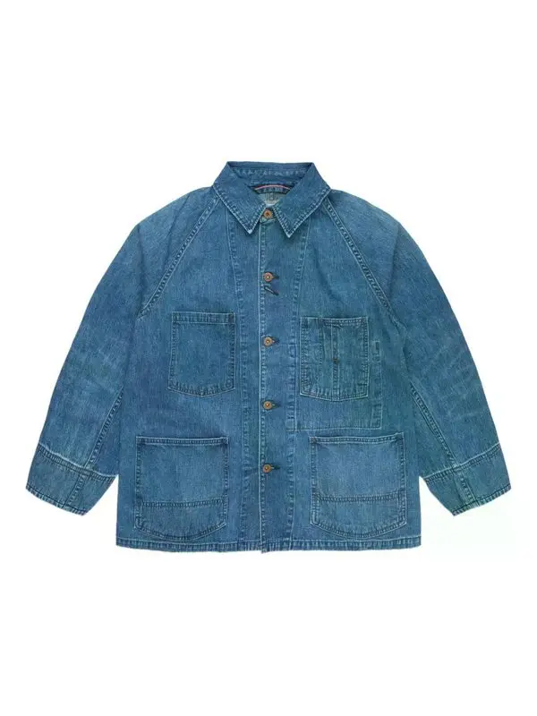 Blue Blue Japan Washed Denim Chore Jacket