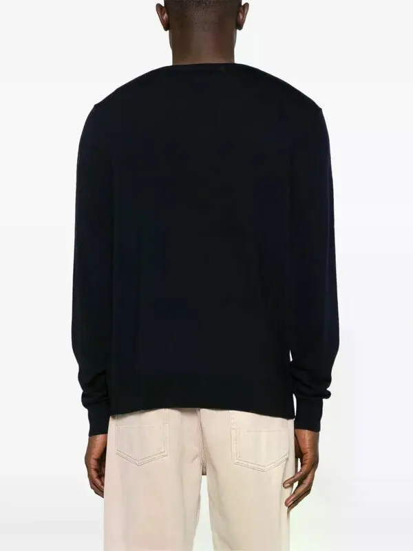 Etro Embroidered-logo Sweater - Blue