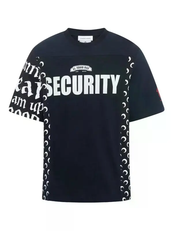 MARINE SERRE Regenerated Graphic T-shirt - Black