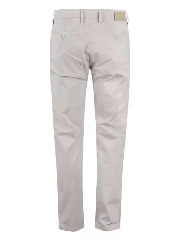 RE-HASH Logo-patch Trousers - Grey