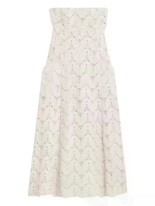 JBQ Alegra Strapless Dress - Neutrals