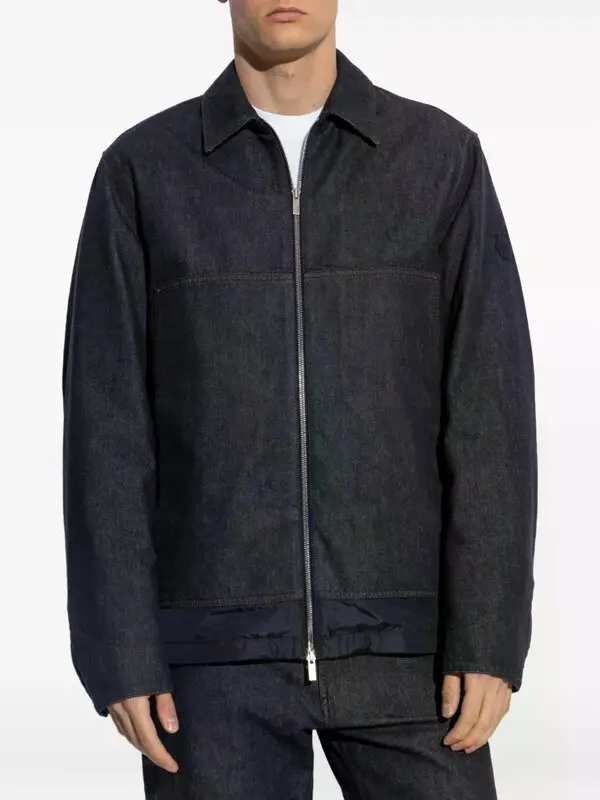 Moncler Zip-up Bomber Jacket - Blue