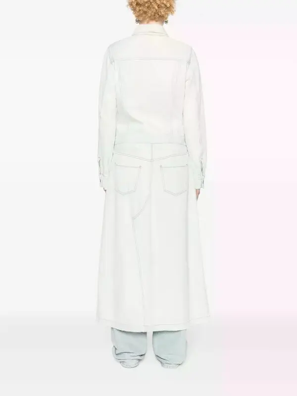 MAISON MARGIELA Single-stitch Denim Maxi Coat