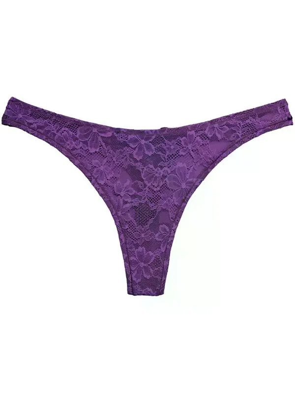 FLEUR DU MAL Le Stretch Lace Thong
