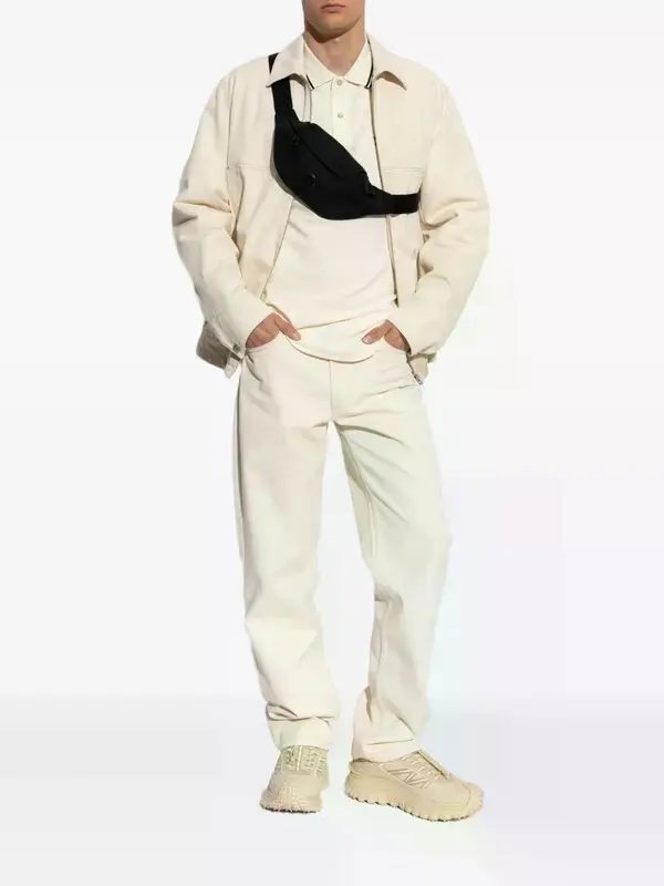Moncler Zip-up Bomber Jacket - Neutrals