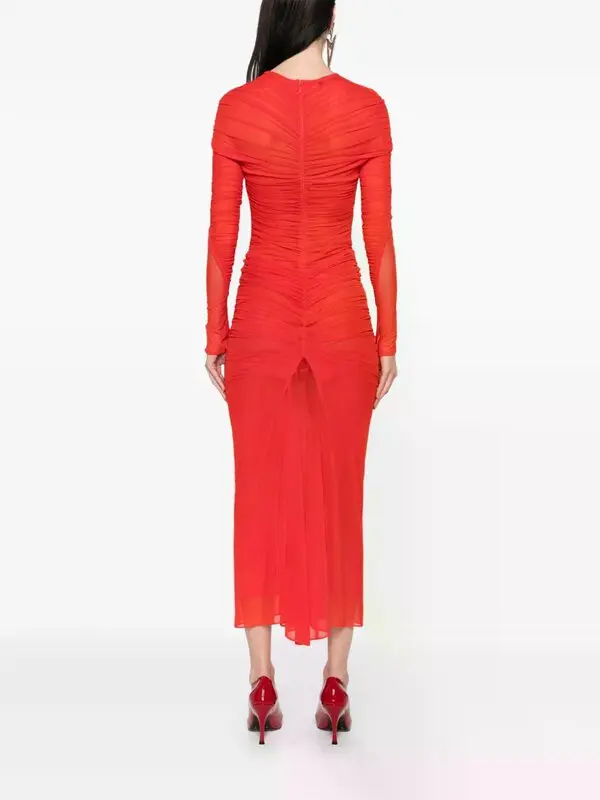 MUGLER Ruched Bodysuit