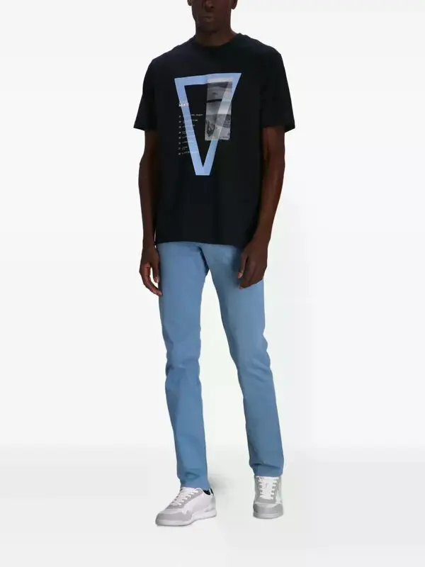 BOSS Straight-leg Trousers - Blue