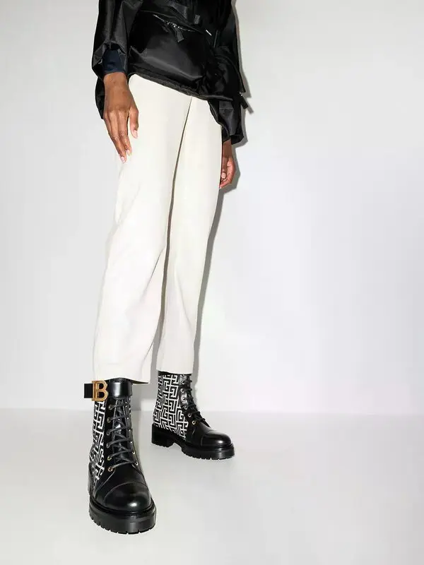 Balmain Ranger Romy Monogram Boots