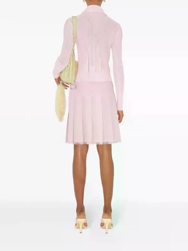 Burberry Buttoned Ribbed Cardigan