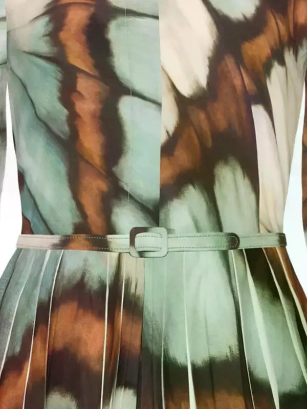 Oscar De La Renta Abstract-print Mini Dress