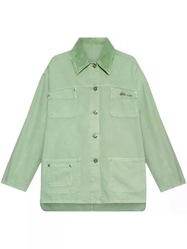 Blumarine Patch-pocket Shirt Jacket