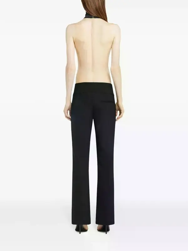 COURREGES Belted Flared Trousers
