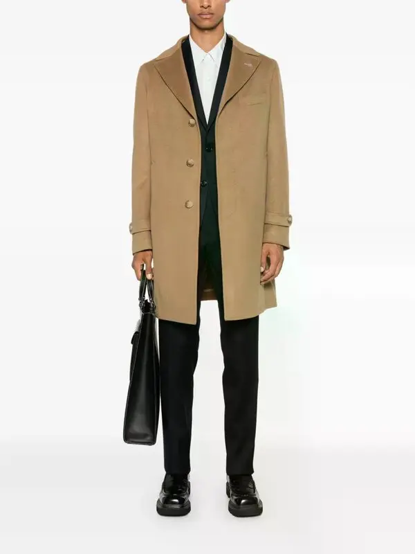 Tagliatore Virgin Wool Thomas Coat - Neutrals