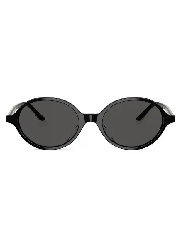 Oliver Spencer Round Frame Sunglasses - Black
